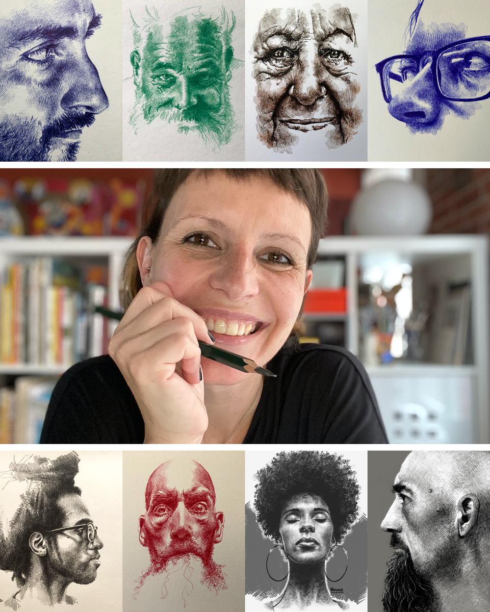 Drawing Faces with France Van Stone – Sktchy